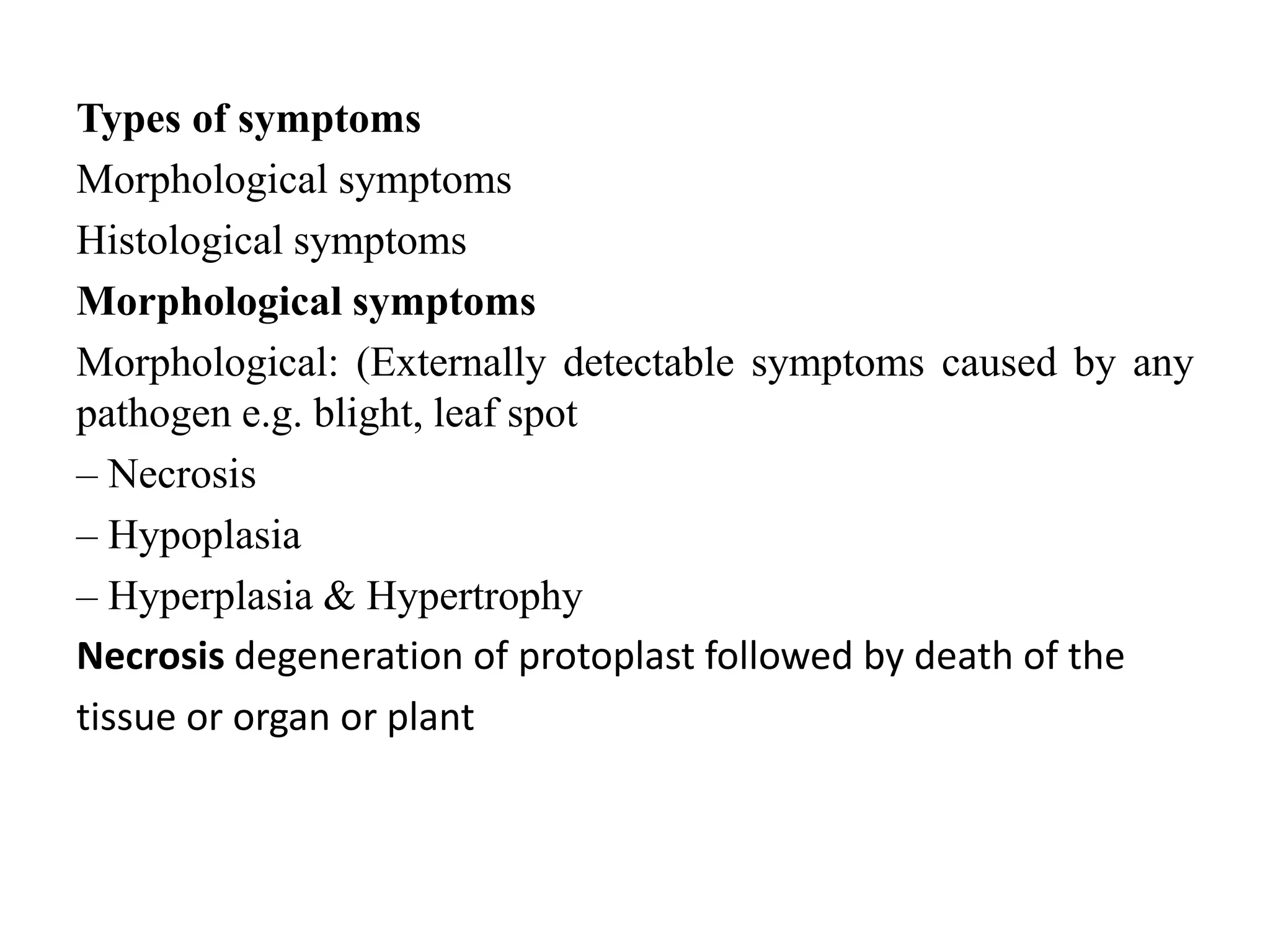 B.sc agriculture i principles of plant pathology u 2 symptoms, signs ...