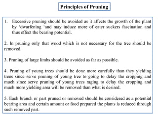 B.sc. agri i po h unit 3 method of pruning, growth regulators and ...