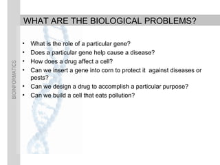 B.sc biochem i bobi u-1 introduction to bioinformatics | PPT