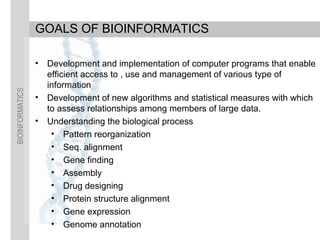 B.sc biochem i bobi u-1 introduction to bioinformatics | PPT