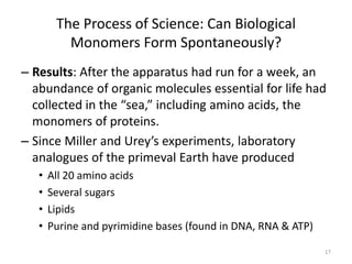 B.sc.(micro) i em unit 1.2 origin of life | PPTX