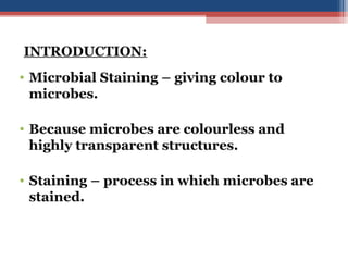 B.sc. (micro) i em unit 4.1 staining techniques | PPT