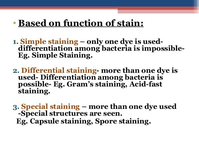 B.sc. (micro) i em unit 4.1 staining techniques