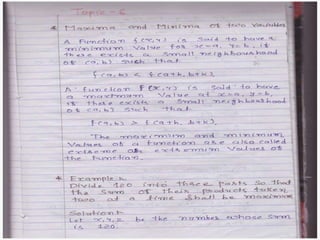 B.tech semester i-unit-iii_application of partial differentiation | PPT