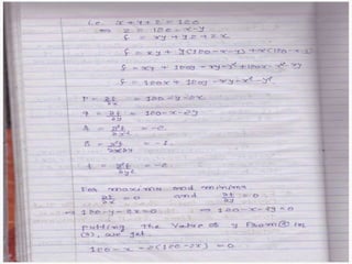 B.tech semester i-unit-iii_application of partial differentiation | PPT