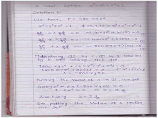 B.tech semester i-unit-iii_application of partial differentiation | PPT