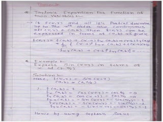 B.tech semester i-unit-iii_application of partial differentiation | PPT