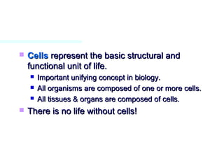 B.tech biotech i bls u 2.1 the cell theory | PPT