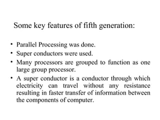 B.sc i agri u 1 operating system concept & computer generation | PPT