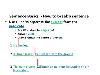 B.sc ii unit i subject and predicates | PPT