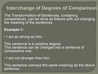 B.tech iv u-1.3 change of degrees | PPT
