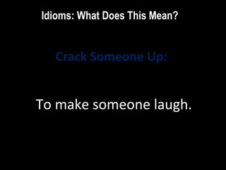 B.sc ii unit iii idioms | PPT