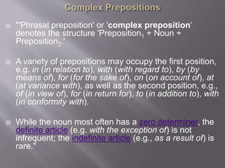B.tech iv u-2.2 complex prepositions | PPTX