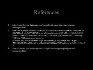 B.sc ii unit iii synonyms | PPTX
