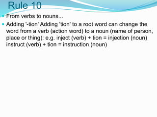 B.tech iv u-2.3 roots, prefixes and suffixes | PPTX