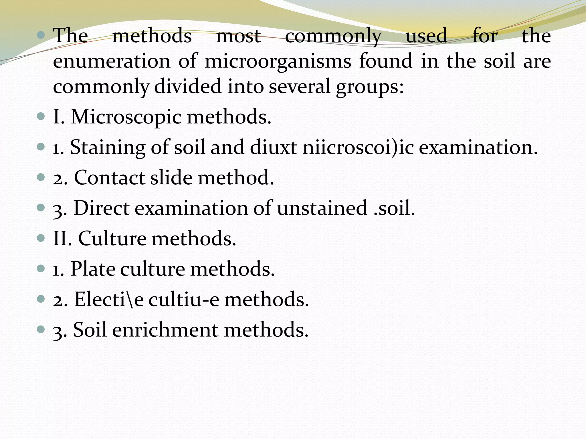 B.sc. agri sem ii agricultural microbiology unit 2 soil microorganisms ...