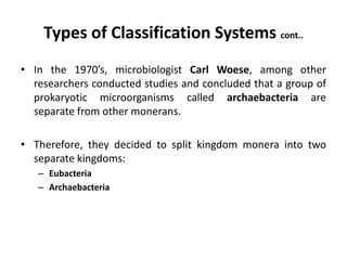 B.Sc. Microbiology II Bacteriology Unit I Classification of ...