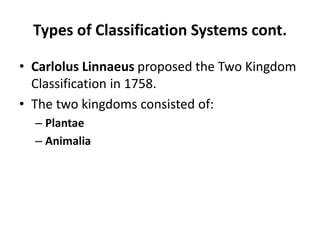 B.Sc. Microbiology II Bacteriology Unit I Classification of ...