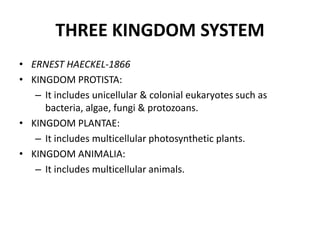 B.Sc. Microbiology II Bacteriology Unit I Classification of ...