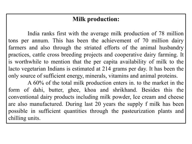 B.Sc. Agri II LPM U 1 Introduction To Livestock Production | PPTX ...