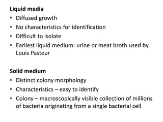 B.Sc. Microbiology II Bacteriology Unit 4.2 Culture Media | PPT