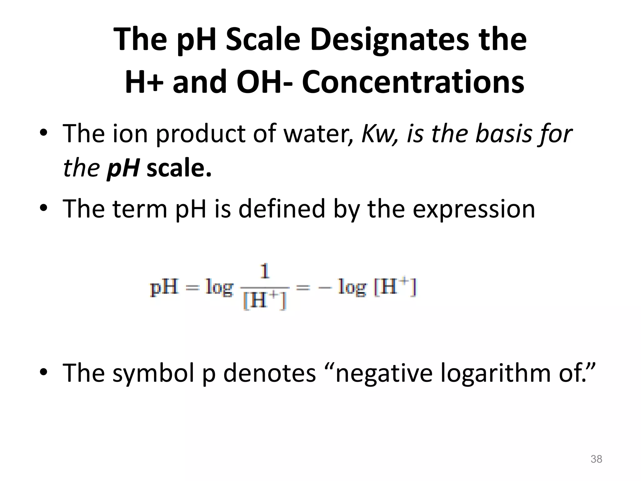 B.Sc. Biochem II BPI Unit 1 Water, pH and Buffer | PPTX