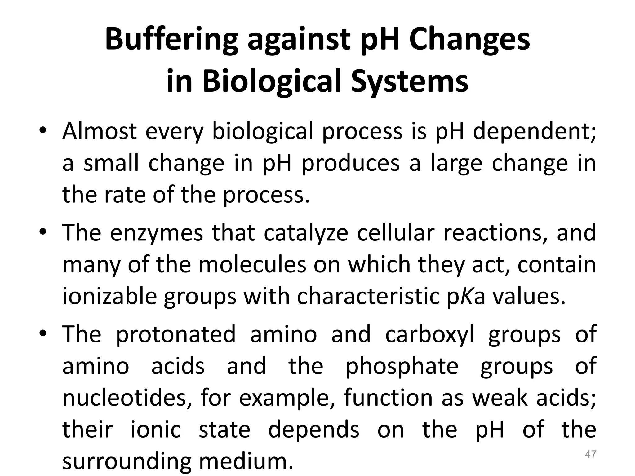 B.Sc. Biochem II BPI Unit 1 Water, pH and Buffer | PPTX