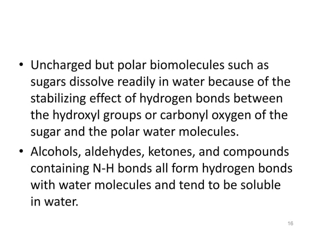 B.Sc. Biochem II BPI Unit 1 Water, pH and Buffer | PPTX
