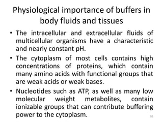 B.Sc. Biochem II BPI Unit 1 Water, pH and Buffer | PPTX