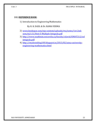 Btech_II_ engineering mathematics_unit3 | DOCX | Programming Languages | Computing