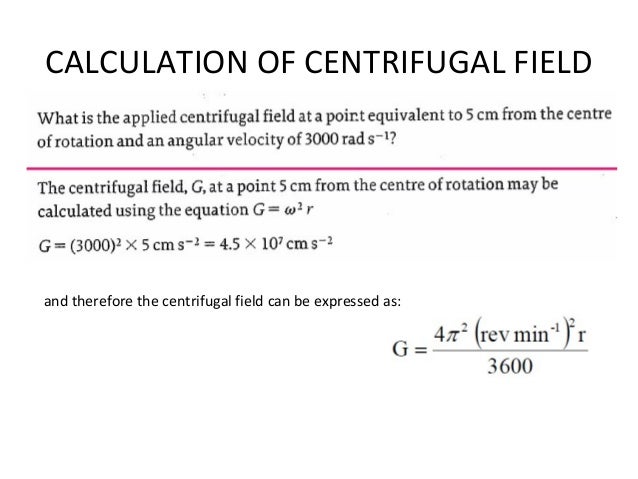 B.Sc Biotech II BAT Unit 2 Centrifugation