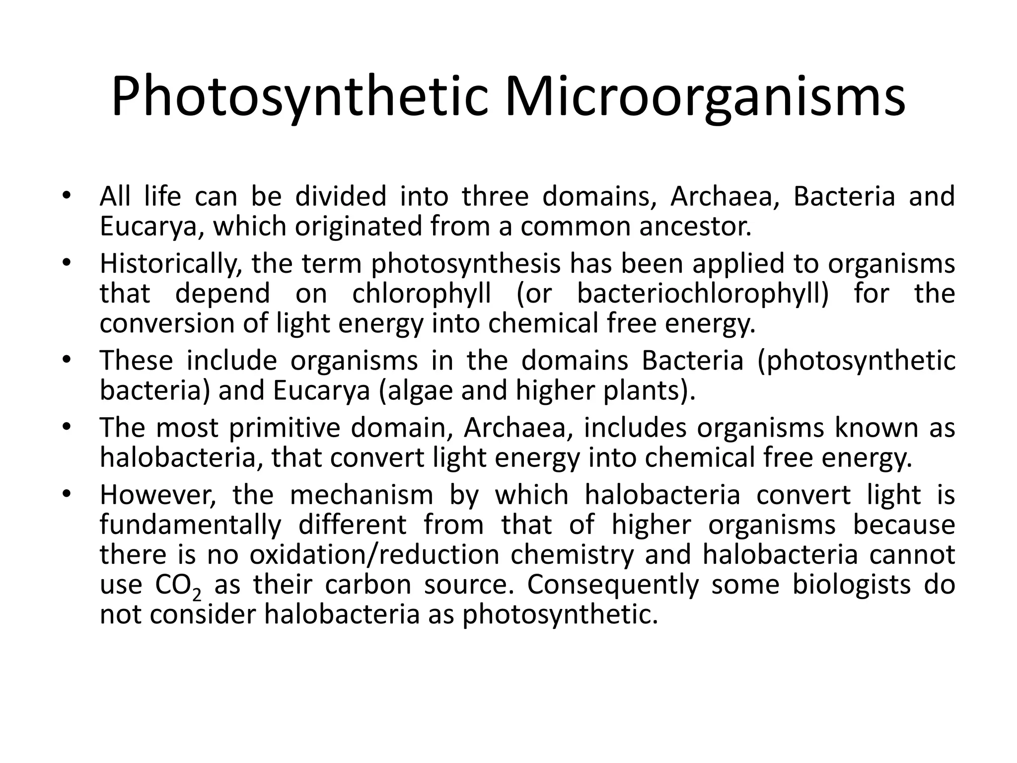 B.Sc Micro II Microbial physiology Unit 1 Bacterial Photosynthesis | PPTX