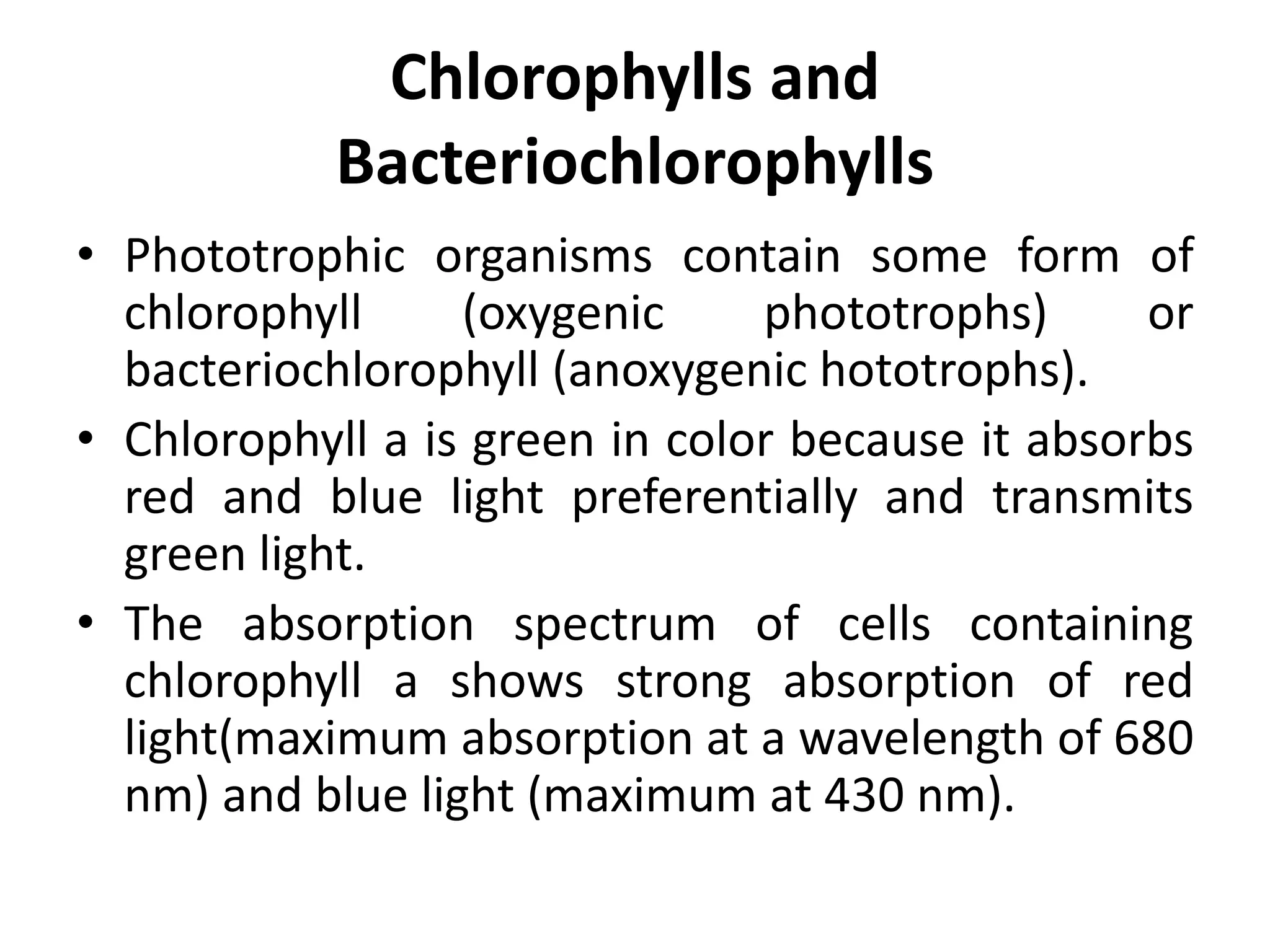 B.Sc Micro II Microbial physiology Unit 1 Bacterial Photosynthesis | PPTX