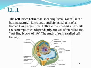 B.sc. microbiology biotech ii cell biology and genetics unit 1 ...