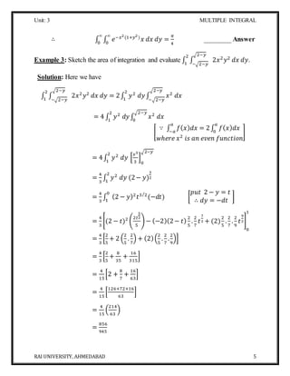 B.tech ii unit-3 material multiple integration | DOCX
