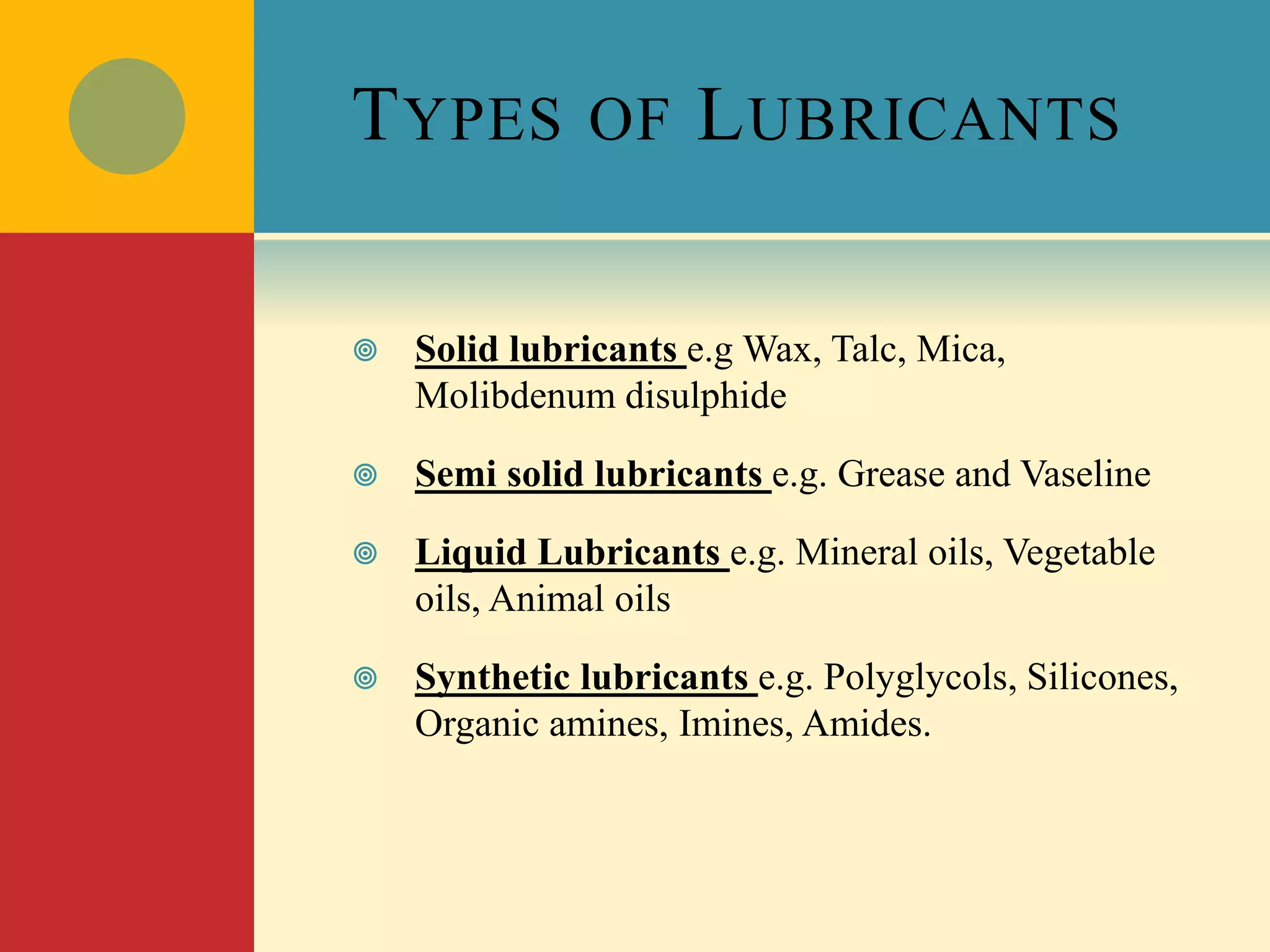 B.tech. ii engineering chemistry unit 3 A lubricants | PPTX