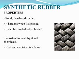 B.tech. ii engineering chemistry unit 3 B rubber | PPTX
