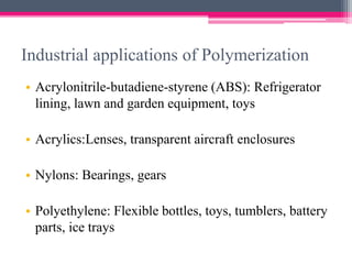 B.tech. ii engineering chemistry unit 3 C polymerisation | PPTX