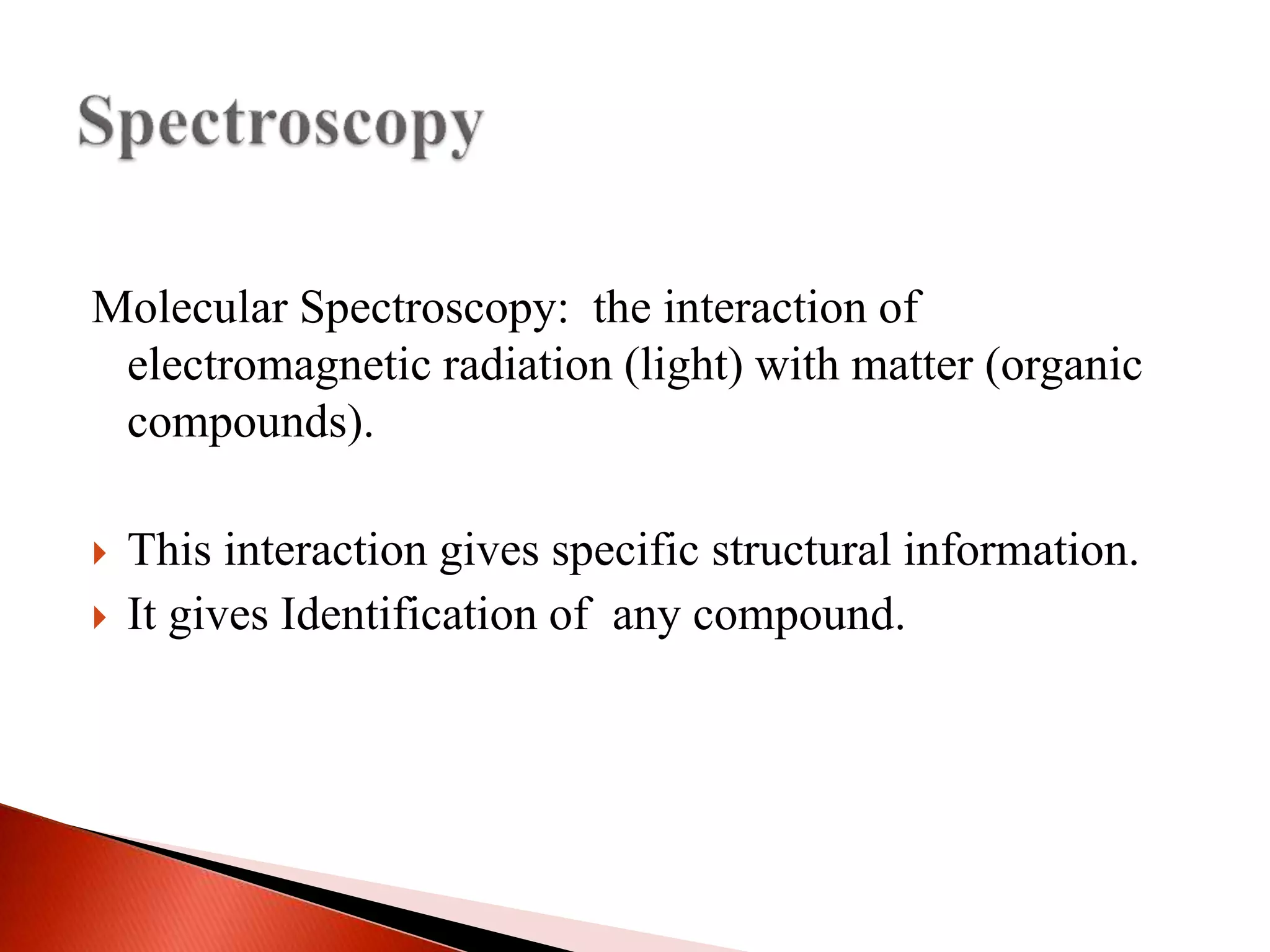 B.tech. ii engineering chemistry unit-5 B spectroscopic techniques | PPTX