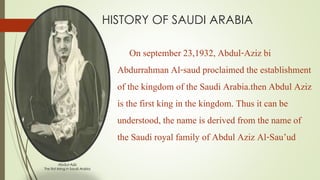 Ppt Describing a Place of "Saudi Arabia" | PPT