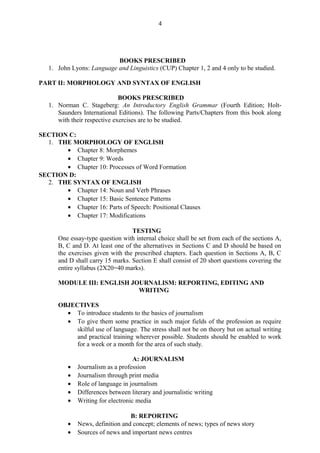 B.a. part – ii subject english literature (elective) | DOC