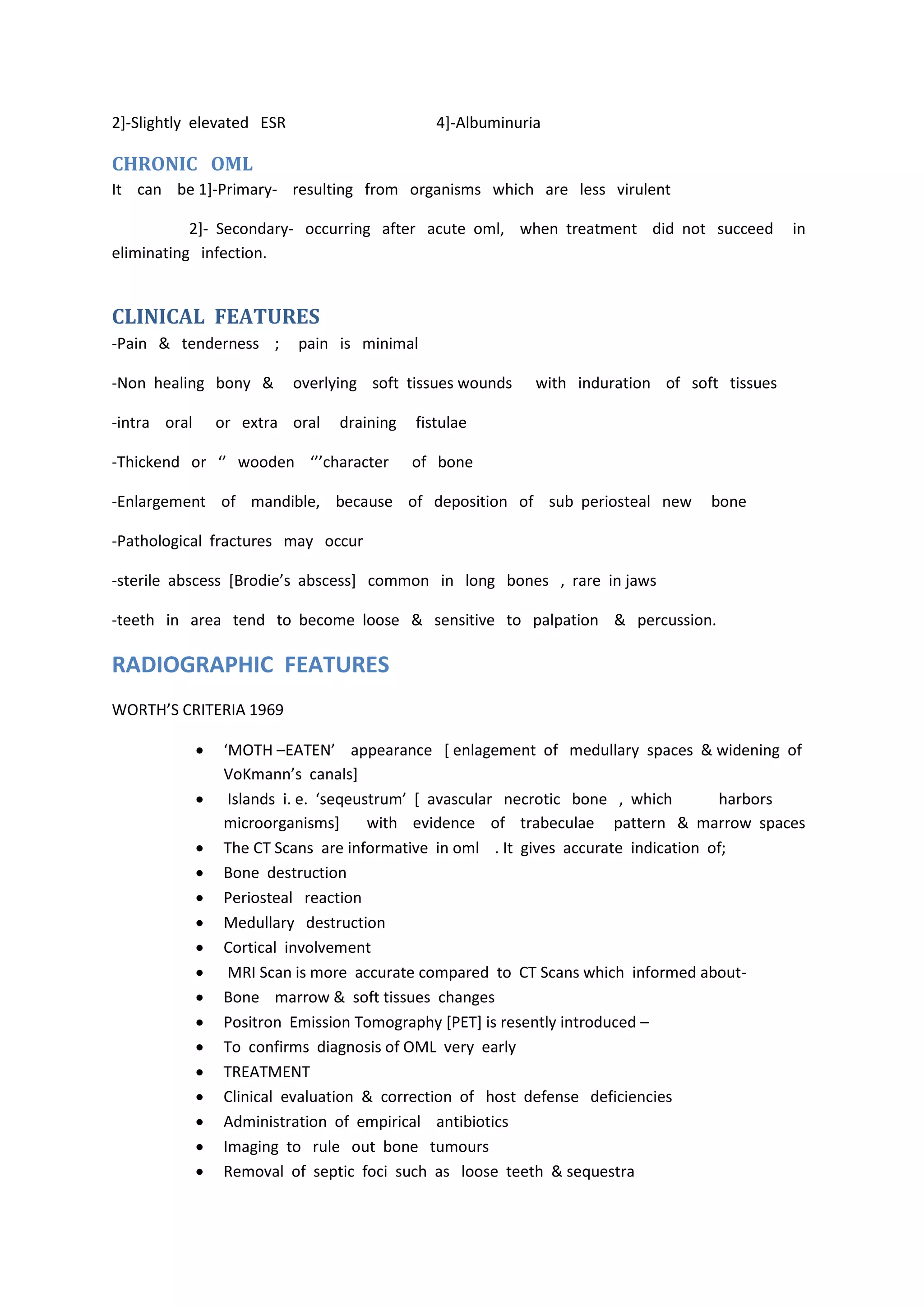 Osteomyelitis of bone | PDF