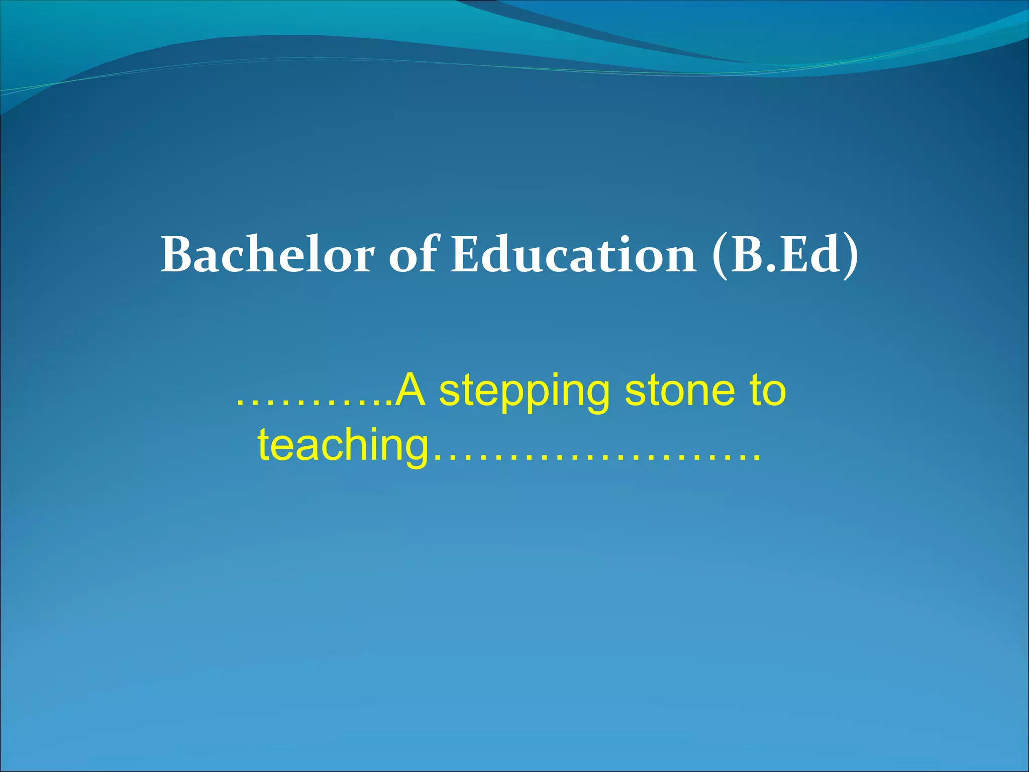 Manjappara BEd College | PPT