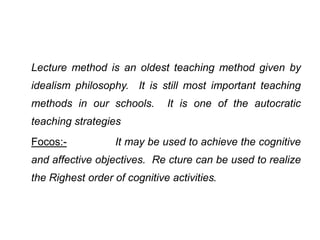 ppt lecture method | PPT
