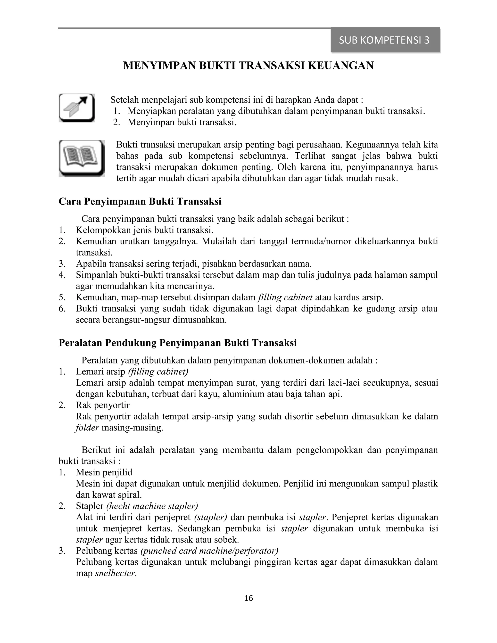 mengelola bukti transaksi | PDF