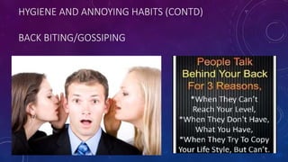 Addressing employee hygiene and Annoying habits | PPTX