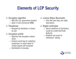 B.Rosenblatt presentation of LCP, epub summit | PDF | Desktop ...