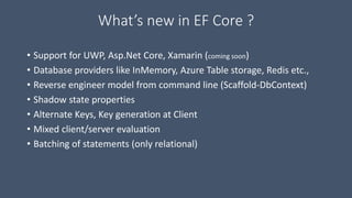 Entity Framework for Cross platform apps | PPT