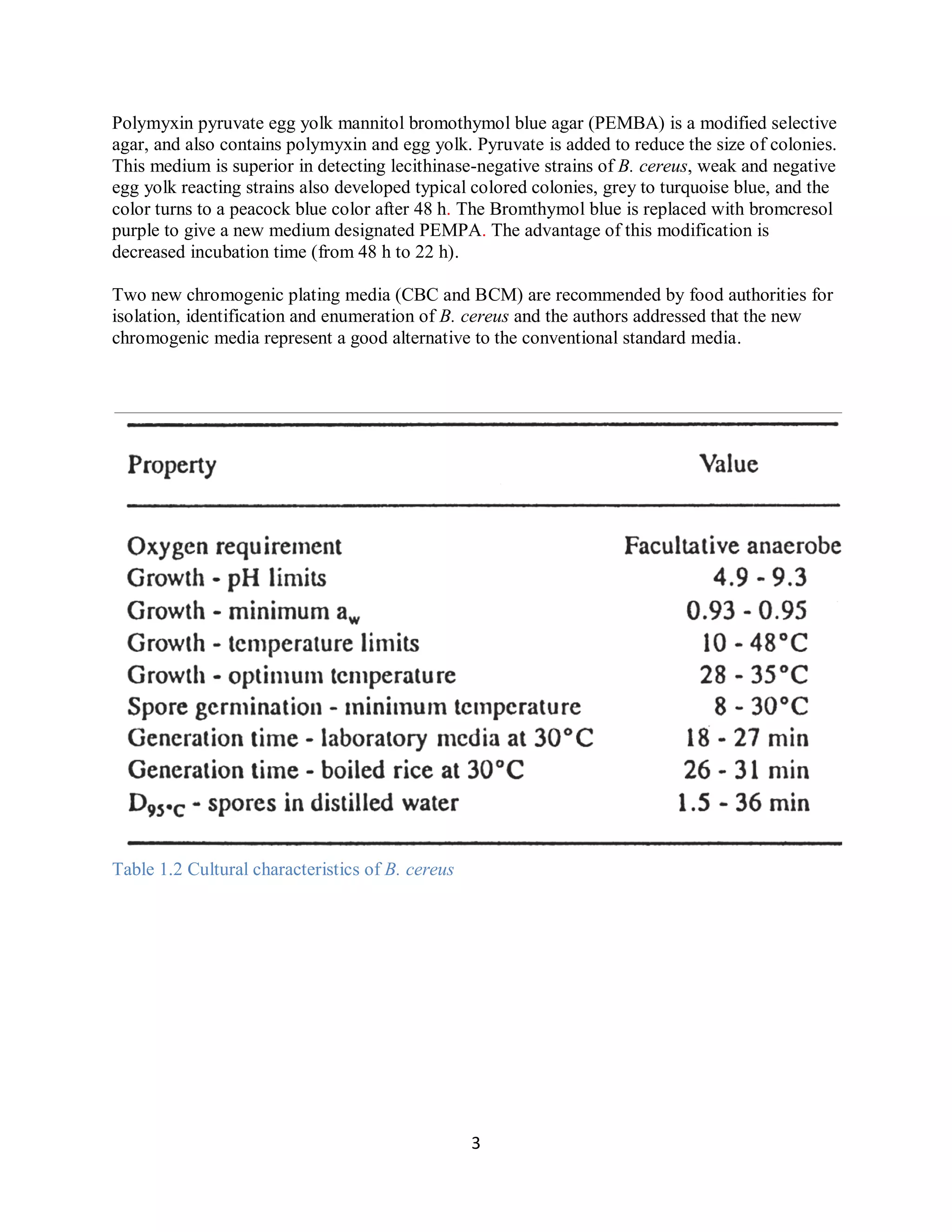 Bacillus cereus | PDF