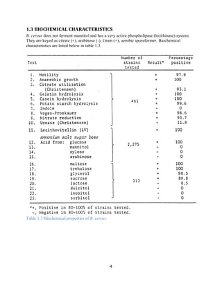 Bacillus cereus | PDF